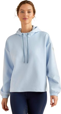 Ariat Womens Moraga Hoodie Long Sleeve in Cerulean Heather, Size X-Small, by Ariat