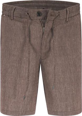 HUGO BOSS Herren Shorts braun meliert