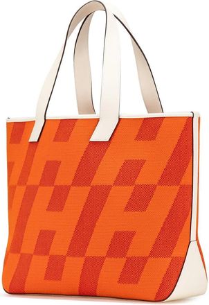Herm&egrave;s Shopper - Toile H and Swift Cabas H en Biais 40 - Gr. unisize - in Orange - f&uuml;r Damen