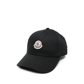 Moncler Logo-patch Cotton Cap