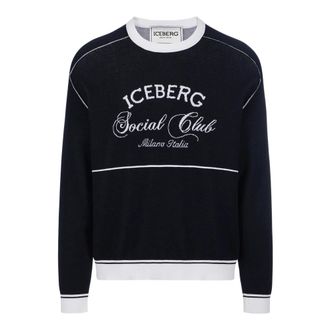 Iceberg Homme, Pulls, Bleu, Taille: XL Pull ras du cou