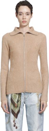 Acne Studios Cashmere Zip-Up Cardigan