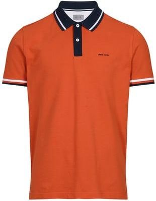 Pierre Cardin Polo &agrave; col contrastant en coton