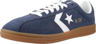 Converse Classic Trainer Suede Sport Plates Homme, Bleu marine/blanc chewing-gum, 44/44.5 EU