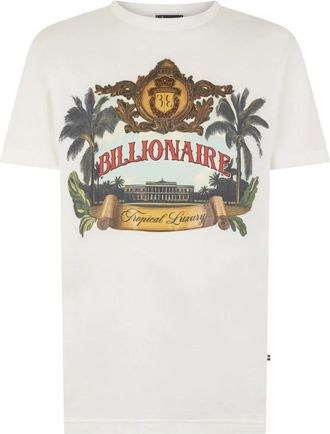 Billionaire Boys Club Homme, Tops, Blanc, Taille: 2XL T-Shirt Col Rond Casablanca