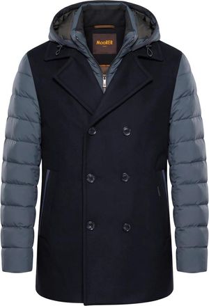 Moorer Kapuzenjacke - - Coats - Herren - Blau - S