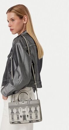 Karl Lagerfeld Handtasche A4W30310 Grau