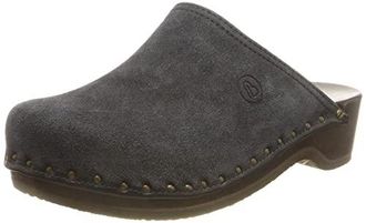 Berkemann Mixte Velours-Toeffler Mules, Bleu, 37.5 EU