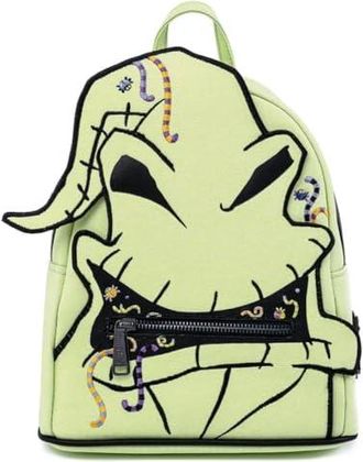 Loungefly L&Eacute;trange No&euml;l De Monsieur Jack Loungefly - Oogie Boogie Creepy Crawlies (Brille dans Le Noir) Femme Mini Sac &Agrave; Dos
