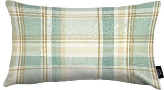 McAlister Textiles Heritage | Kissenbezug f&uuml;r Sofakissen in hellem Blau | 60 x 40 cm | gewobenes Tartan-Muster kariert | Deko Kissenh&uuml;lle Sofa, Bett, Couch pflegeleichte