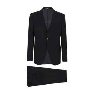 Emporio Armani Modernes Einreiher-Anzug - - Suits - Herren - Schwarzk - M