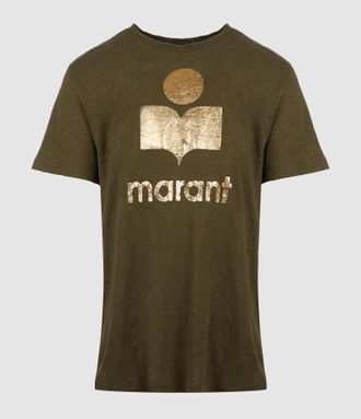 Isabel Marant Tee Shirt Zewel Khaki Gold