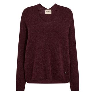 Mos Mosh MOS Mosh, Femme, Pulls, Rouge, Taille: 42 FR Pull col en V MMThora