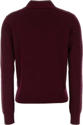Burberry Mandy Polo Sweater - Purple