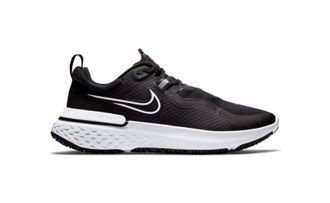Nike Nike Damen React Miler Shield Sneaker, Black/White-Pure Platinum-DK S, 38 EU