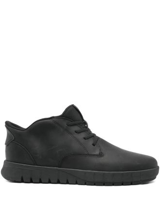 Geox bottines vernies à lacets - Noir