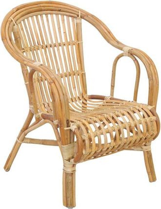 Aubry Gaspard Fauteuil en poelet naturel
