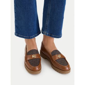 Michael Kors Slipper MICHAEL Michael Kors Jaelyn Lug 40T6JLFP2L Braun