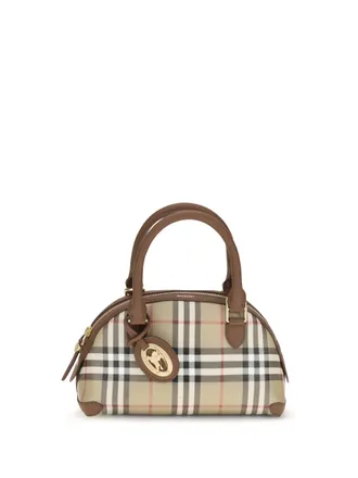Burberry Top Handle Bag - Beige