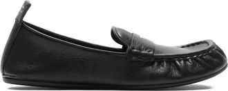 Acne Studios Penny-Loafer aus Leder - Schwarz