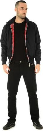 myshoestore Veste classique à manches longues pour homme Noir Taille XXXL