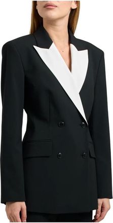 HUGO BOSS Damen, Jacken, Schwarzk, XSGröße