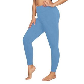 Generic Legging Femme Taille Haute Push Up Confortable Elastique Sport Minceur Contr&ocirc;le Pantalon Capri Grandes Tailles avec Poches Coton Extensible Respirants