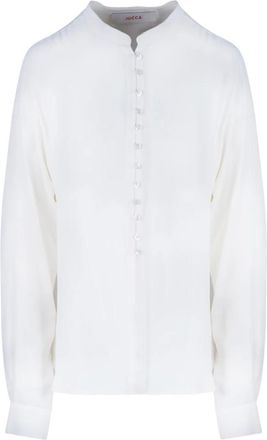Jucca Femme, Blouses et Chemises, Blanc, Taille: 42 FR Camicia coreana