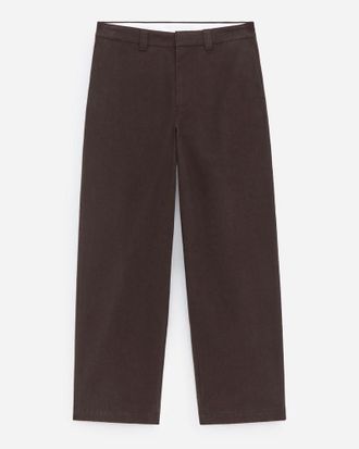 Arket Weite Chinohose Aus Baumwolle -Braun