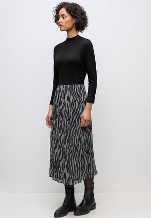 Street One Midikleid mit Zebramuster