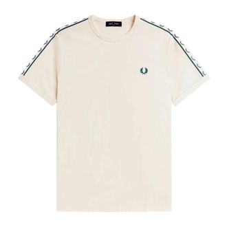 Fred Perry Homme, Tops, Beige, Taille: M T-Chemises