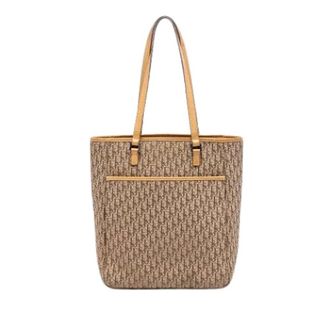 Dior Sac Cabas Pre-owned en Toile - Femme - Pre-owned - Beige - Taille: ONE Size