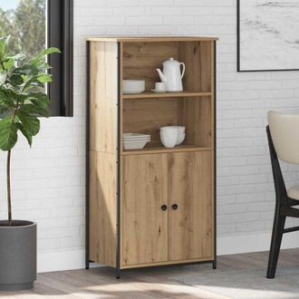vidaXL vidaXL Haut Armoire Ch&ecirc;ne artisanal 62 x 36 x 121,5 cm