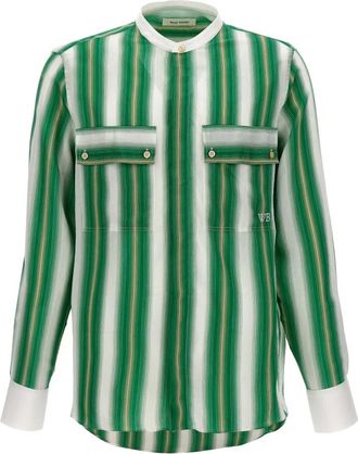 Wales Bonner Wales Bonner, Homme, Chemises, Multicolore, Taille: S Cadence Shirt