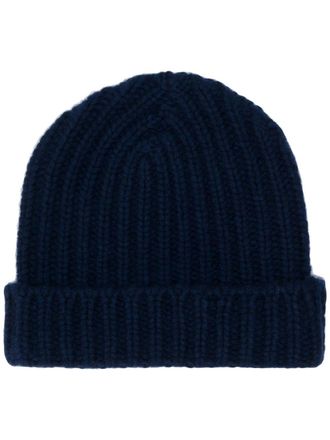 Warm-Me bonnet Alex en cachemire - Bleu