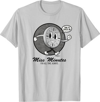 MARVEL Loki Miss Minutes Time To Check-In Retro T-Shirt