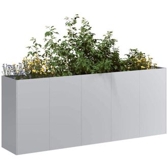 vidaXL Jardini&egrave;re 200x40x80 cm acier galvanis&eacute; - Vidaxl
