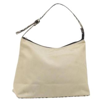 Burberry Pre-owned Nylon Schultertasche - - Pre-owned - Damen - Beige - ONE SIZE