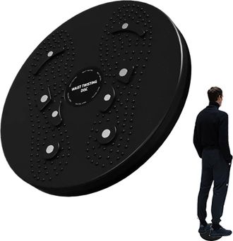 Generic Taillen-Twist Maschine,Midierationsger&auml;te - Verdrehen Bauchmaschine Mit Magneten Und 90kg Gewichtskapazit&auml;t,f&uuml;r Magenschleimung Balance Abs Heimkino