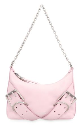 Givenchy Womens Voyou Leather Shoulder Bag Pink Calfskin Handbags Hand