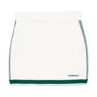 Casablanca Femme, Jupes, Blanc, Taille: 42 FR Jupe de Tennis Sportive