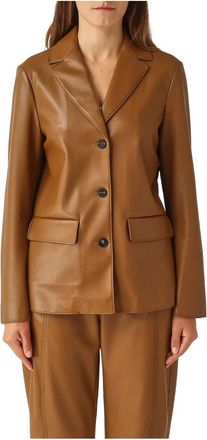 Maison Margiela Femme, Vestes, Brun, Taille: 44 FR Veste Tricot&eacute;e MM