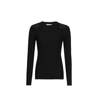 Helmut Lang Côte Côte in gemischter Wolle - Schwarz