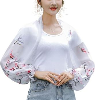 Generic Châle de protection UV pour femmes, châle rafraîchissant et résistant au soleil en soie glacée pour femmes, manches de protection des bras rafraîchiss