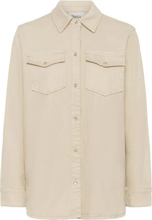 MY ESSENTIAL WARDROBE Femme, Blouses et Chemises, Beige, Taille: 46 FR Chemises