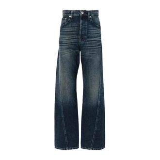 Lanvin Twisted Blaue Gerades Jeans Casual Stil - - Jeans - Herren - Blau - W32