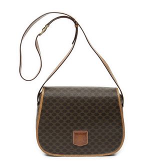 Celine Crossbody Bags - Vintage Flap Crossbody - Gr. unisize - in Braun - f&uuml;r Damen