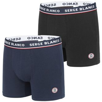 Serge Blanco Lot 2 boxers coton homme French