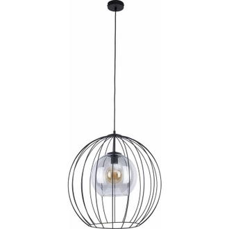 Licht-Erlebnisse H&auml;ngelampe in Graphit Schwarz Esszimmer Leuchte