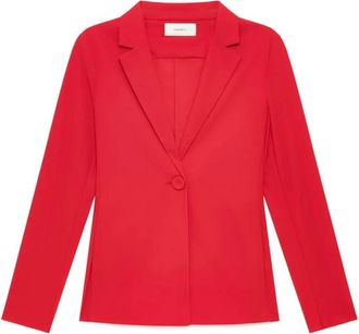 Maliparmi Maliparmi, Femme, Vestes, Rouge, Taille: 40 FR Veste en jersey doux